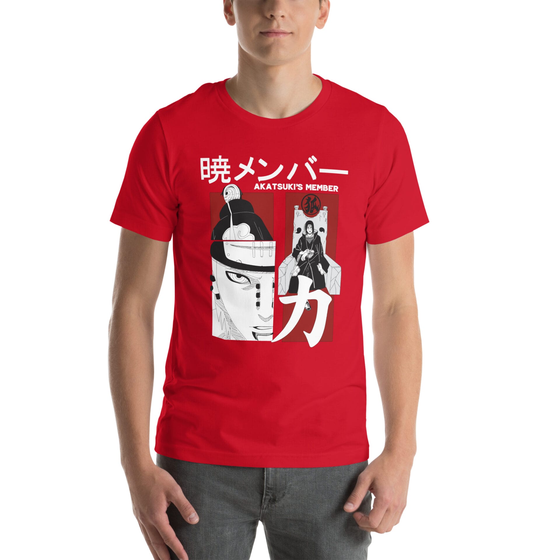 Naruto Anime Akatsuki Character Design T Shirt