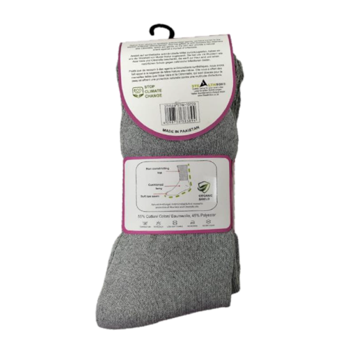Stealth Socks | Size 9-11 | Diabetic Crew Cushioned Socks | Gray | Case ...